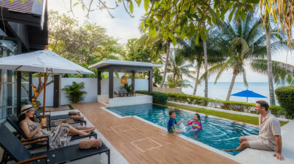 Ultimate 3 Bedroom Villa in Koh Samui Beachfront | The Sea Koh Samui